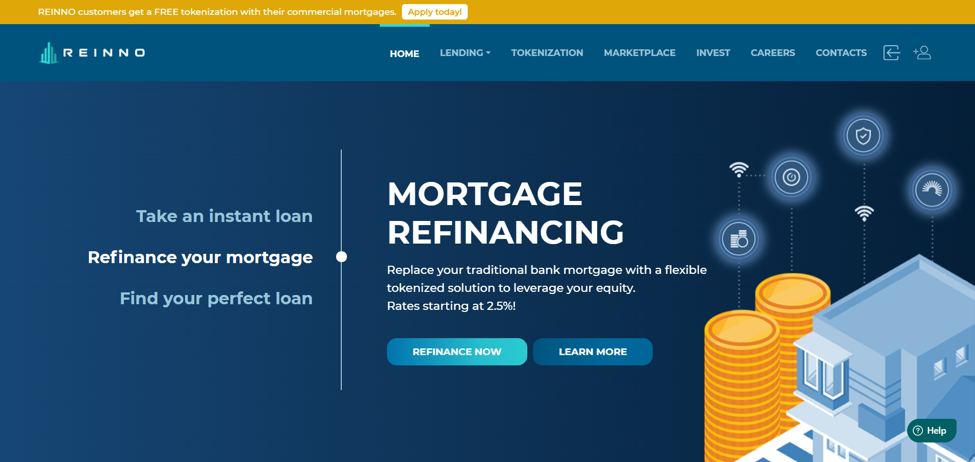 REINNO: Mortgage Refinancing for Commercial Real Estate
